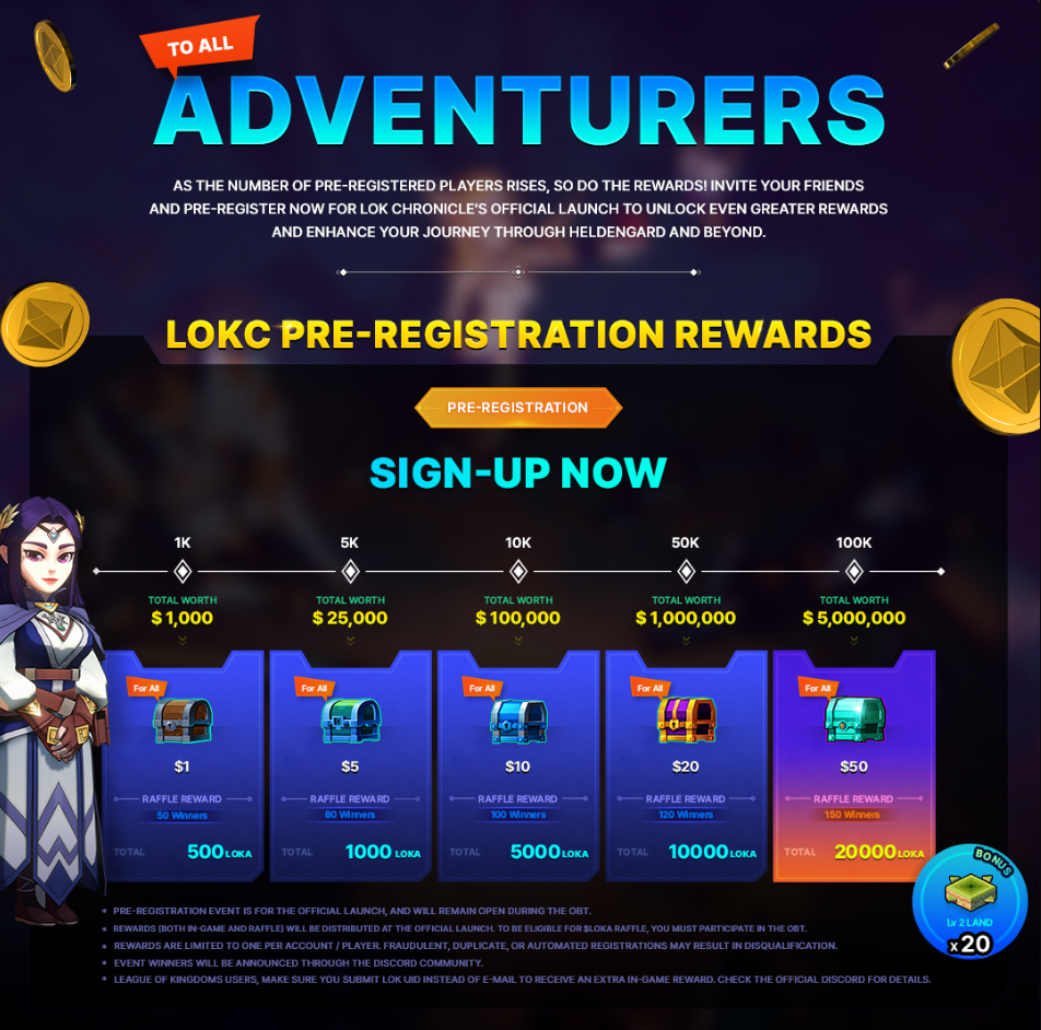 LOKC OBT COMING SOON! - Pre-register now! – LOK Chronicle